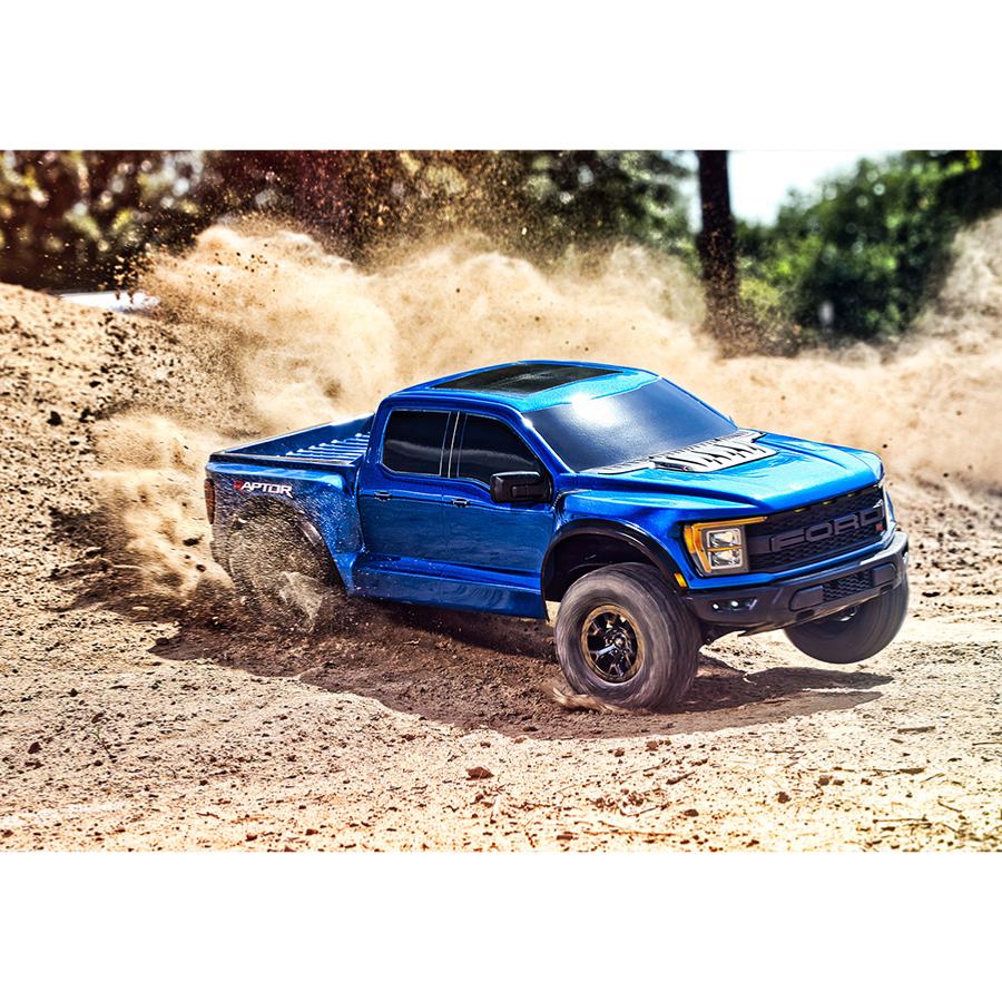 FORD RAPTOR R - 4X4 BRUSHLESS - BLEU 101076-4-BLUE_TRAXXAS