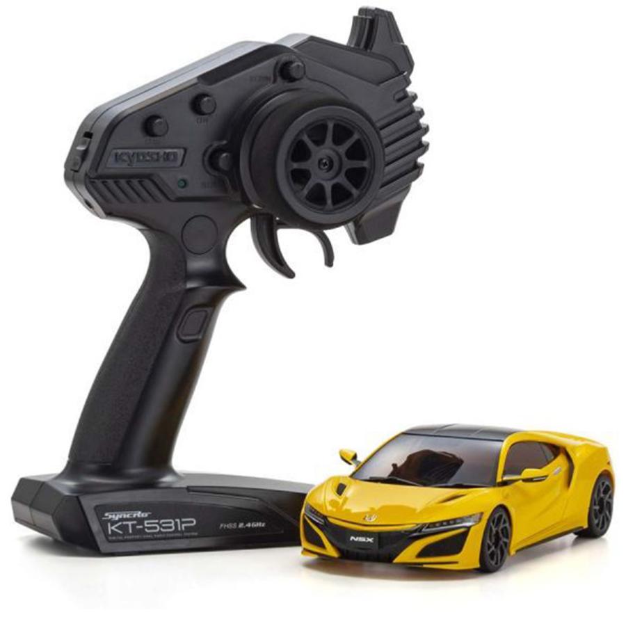 Mini-Z RWD Honda NSX Yellow Pearl II (W-MM/KT531P) KYOSHO_Réf_32322Y